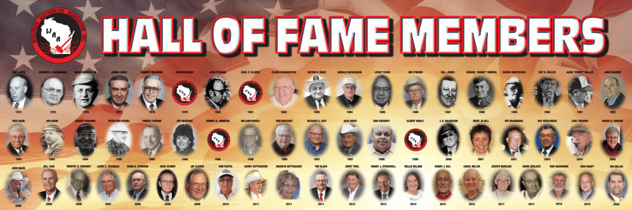 WAA Hall of Fame - Wisconsin Auctioneers