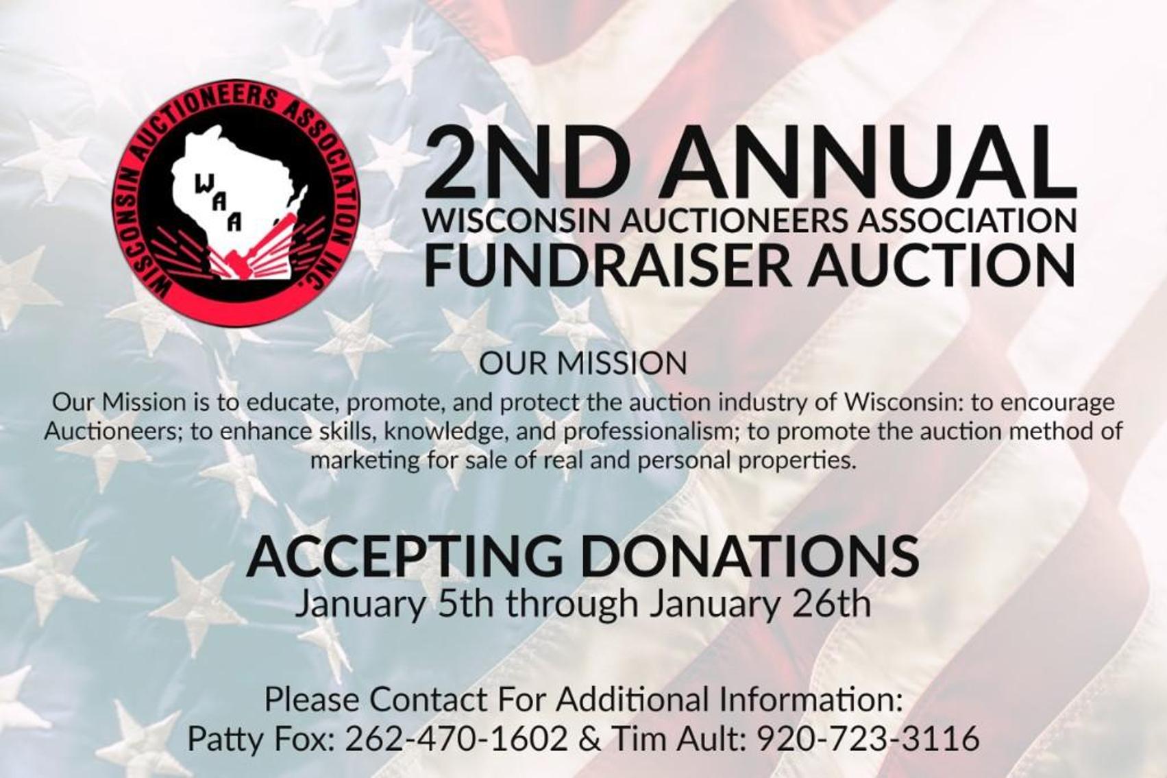 2nd Annual Wisconsin Auctioneers Association Fundraiser - Wisconsin ...