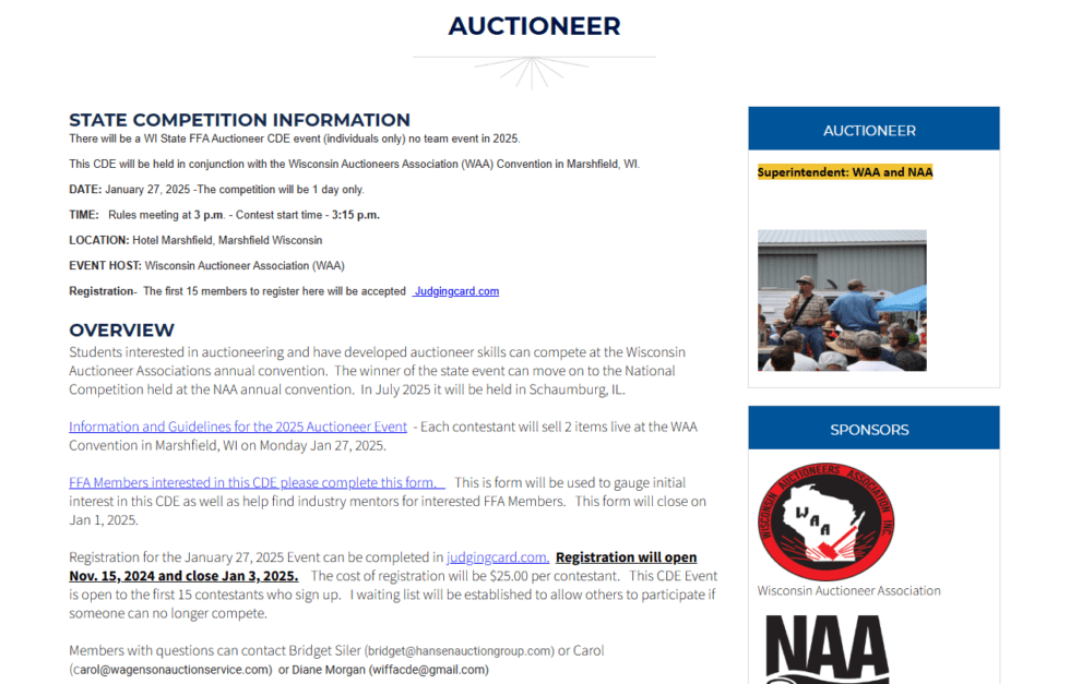 Home - Wisconsin Auctioneers